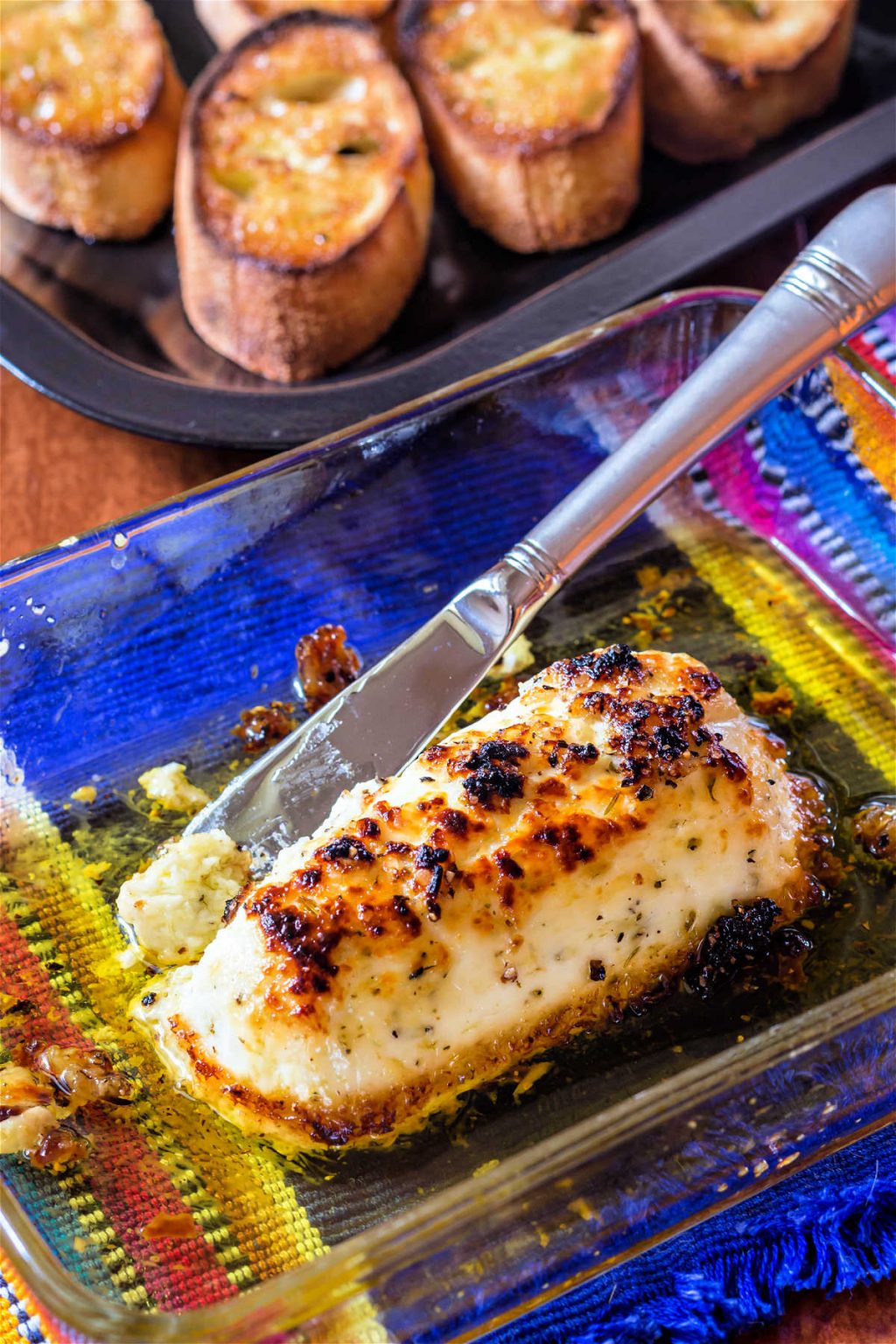 Broiled Goat Cheese Crostini - Pastry Chef Online