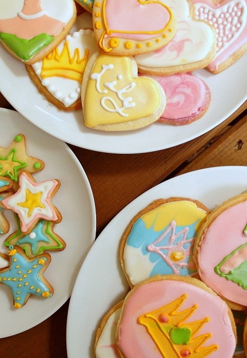 Decorated Shortbread Cookies and Sugar Cookies with OXO