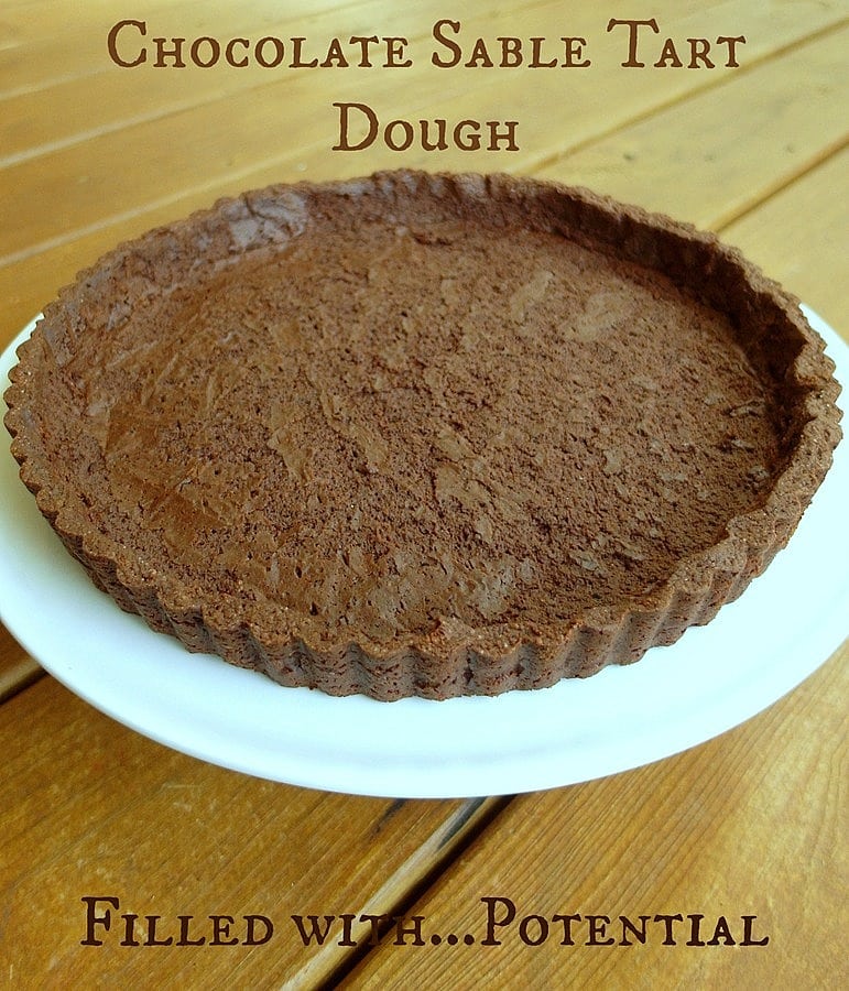 Chocolate Sable Recipe for Tart Shells (Good for Cookies, Too)