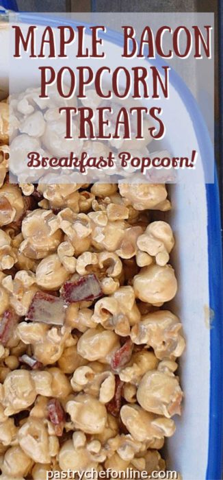 Breakfast Popcorn Treats | Maple Bacon Popcorn Goodness