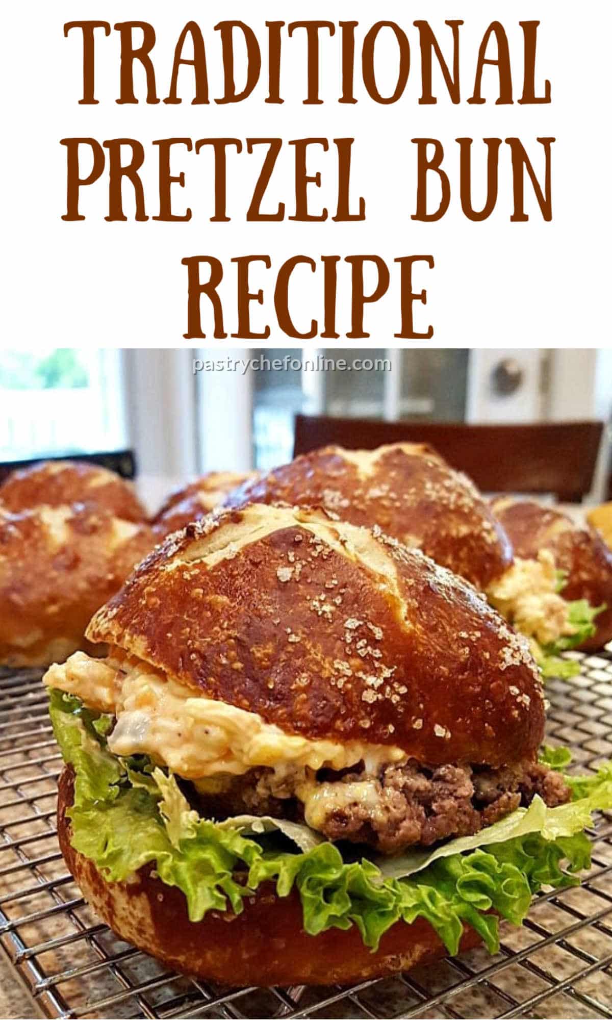 Traditional Pretzel Buns - Pastry Chef Online
