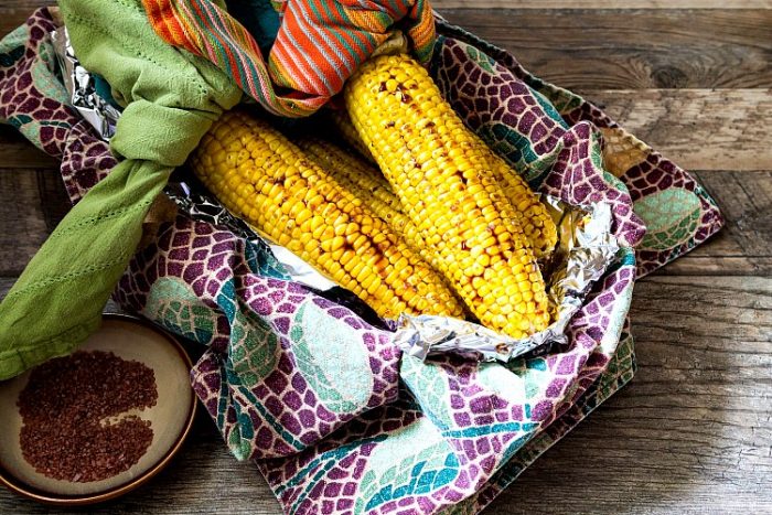 Sweet Tea Roasted Corn on the Cob | Southern Grilled Corn