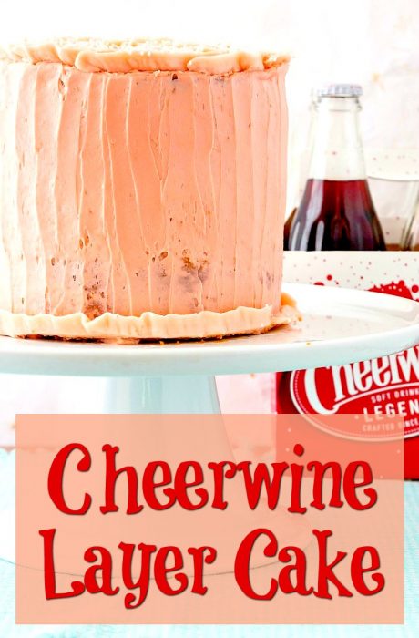 Cheerwine Cake with Easy Cheerwine Buttercream