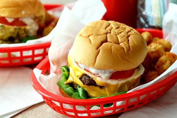 Copycat Double Polar Burger with Everything | Eat Like Danny in Grease