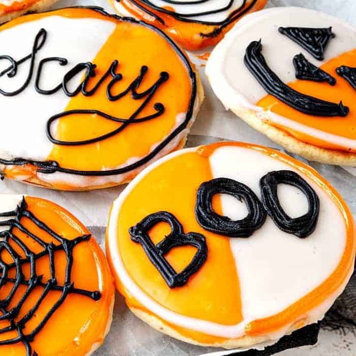 Easy Decorated Halloween Shortbread Cookies | Pastry Chef Online