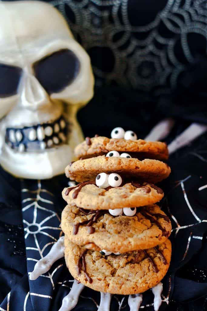 Malted Milk Ball Spider Cookies for Halloween - Pastry Chef Online