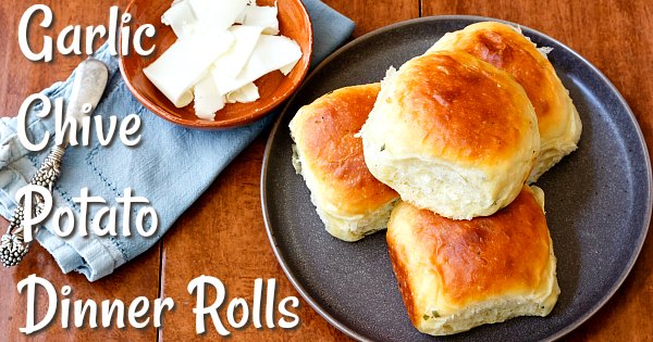 Potato Dinner Rolls with Garlic and Chives | Pastry Chef Online