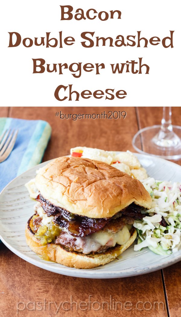 Double Bacon BBQ Burger - Pastry Chef Online