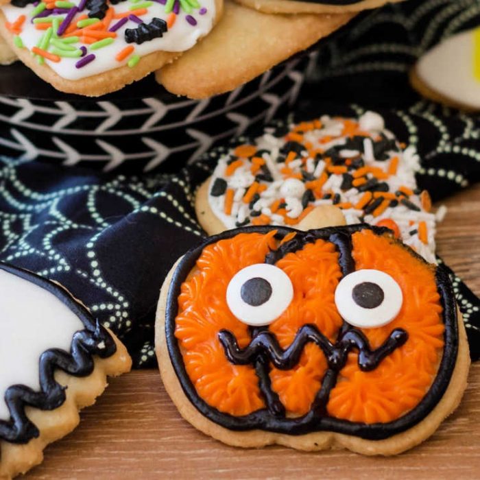 Easy Decorated Halloween Shortbread Cookies | Pastry Chef Online