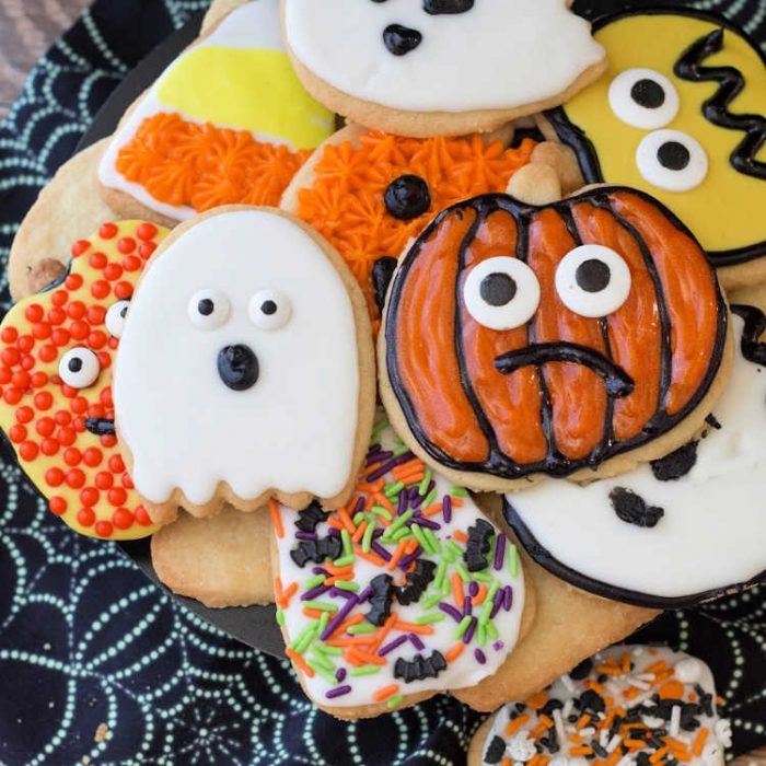 Easy Decorated Halloween Shortbread Cookies | Pastry Chef Online