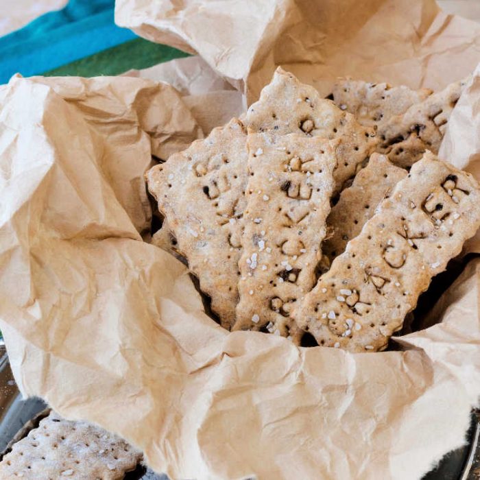 How to Make Spent Grain Crackers | Spent Grain Soda Crackers