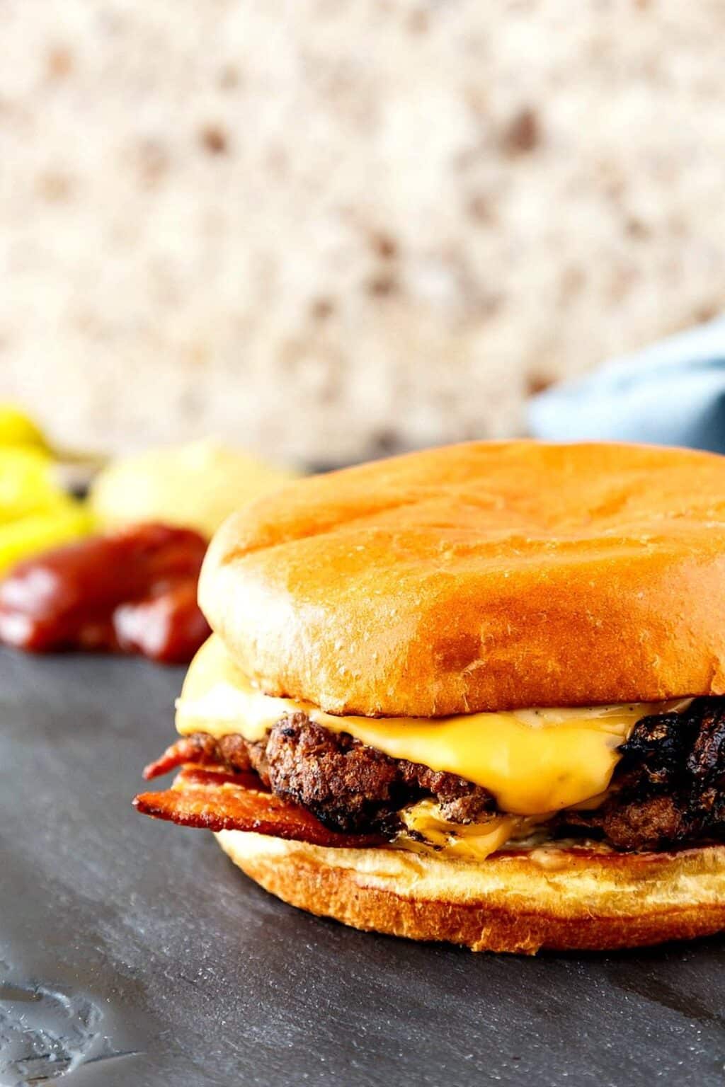 Bacon Double Smash Burger Recipe (Crispy, Juicy & Packed with Flavor ...