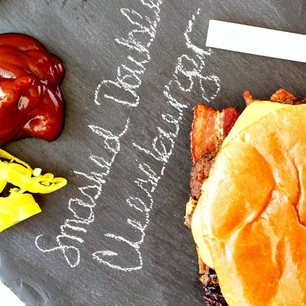 Bacon Double Smash Burger Recipe (Crispy, Juicy & Packed with Flavor ...