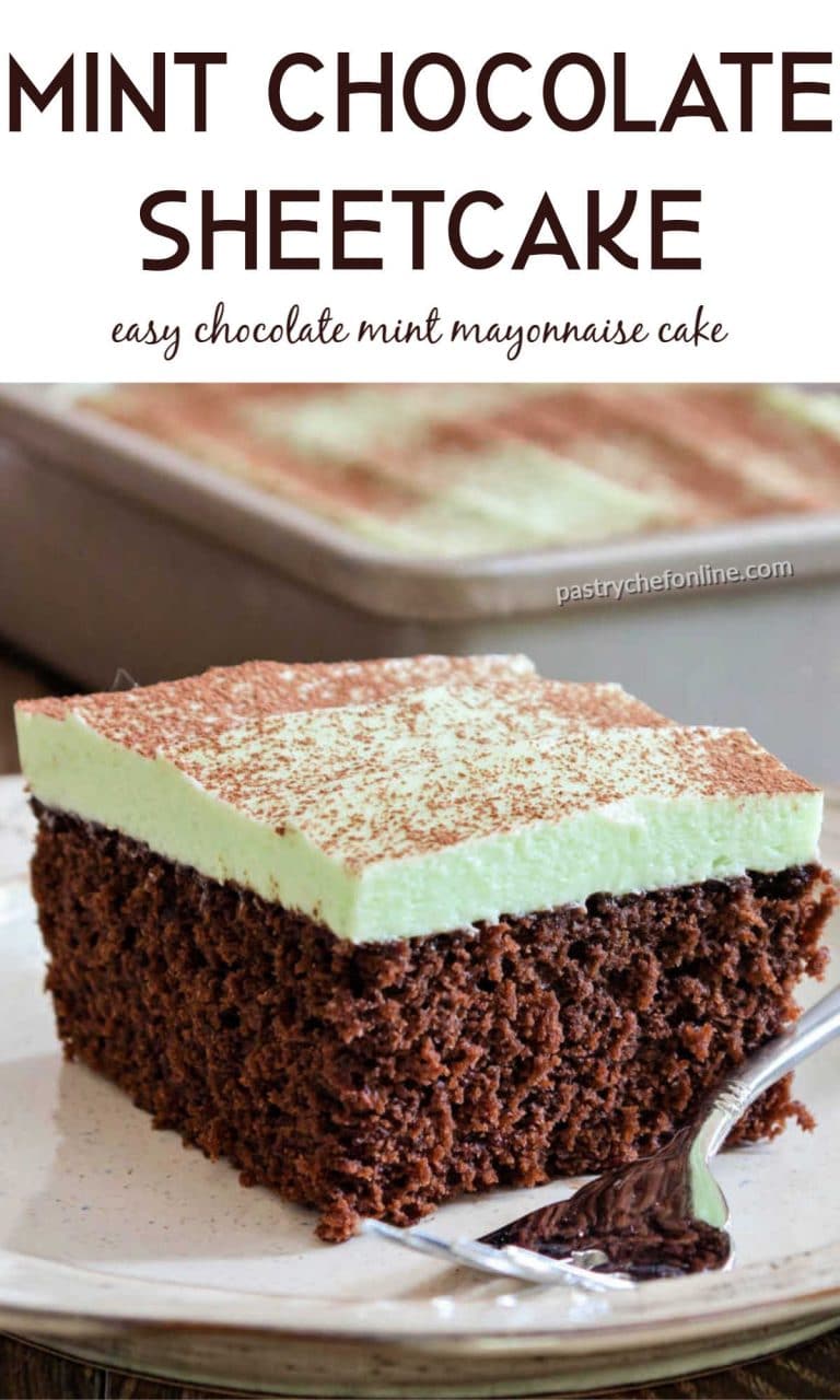 Easy Mint Chocolate Cake Recipe - Pastry Chef Online