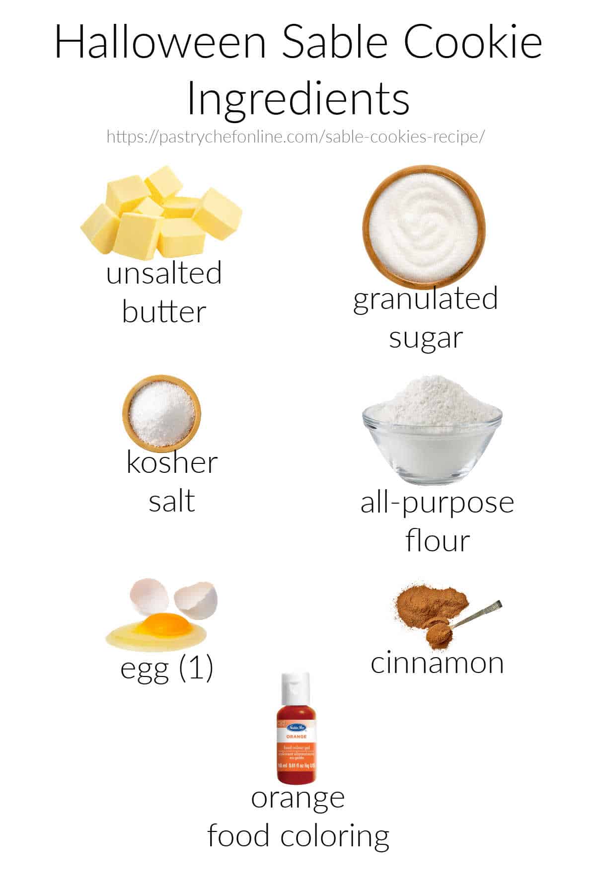 Halloween Sable Cookies Recipe