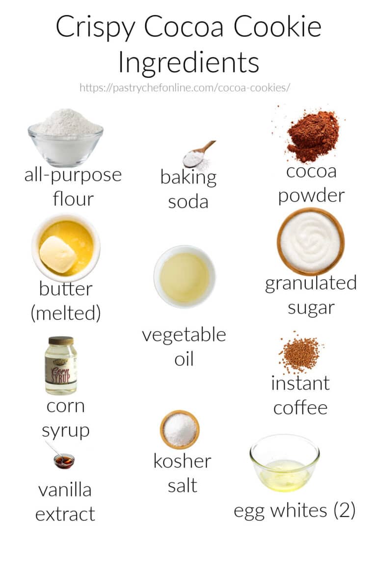 Crispy Chocolate Cookies - Pastry Chef Online