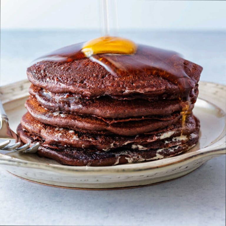 Chocolate Pancakes (No Eggs) - Pastry Chef Online