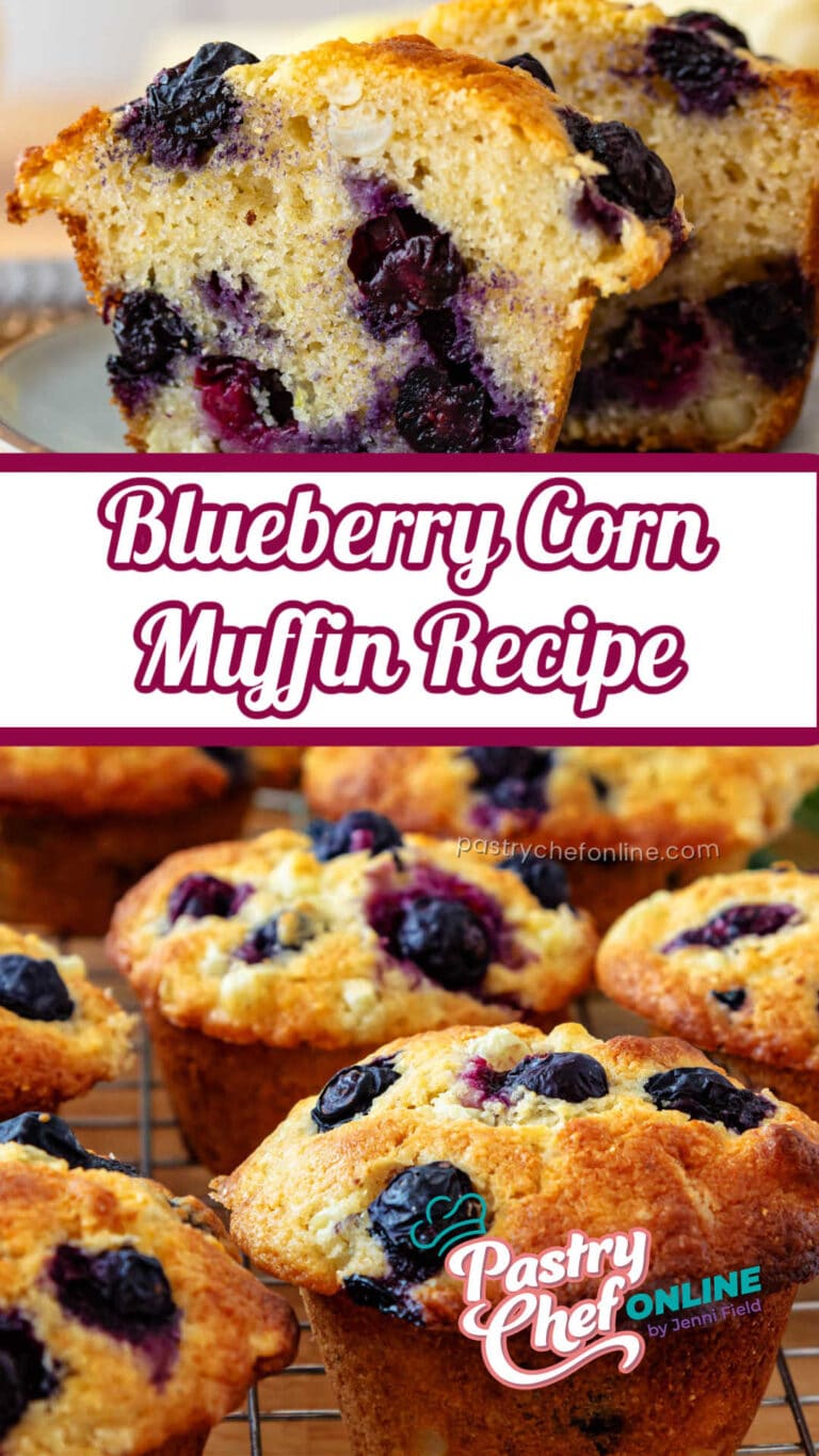 Blueberry Corn Muffins - Pastry Chef Online