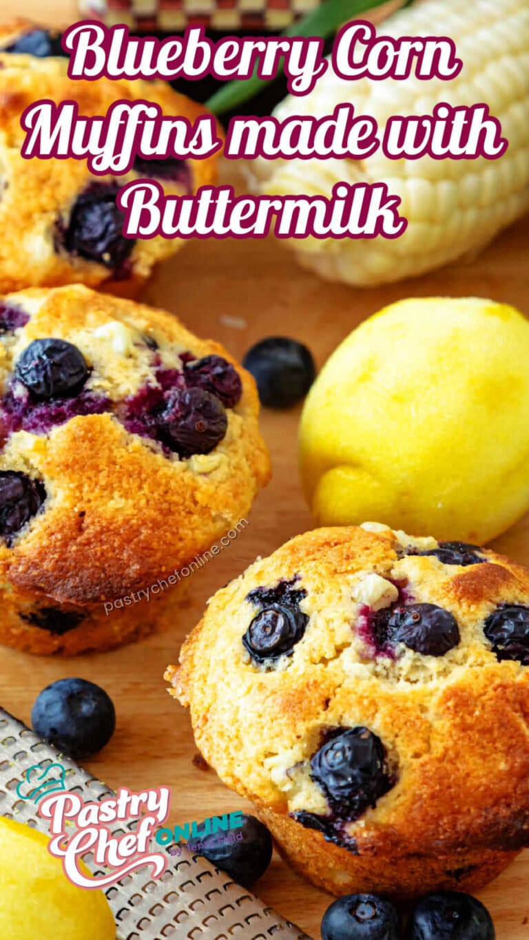 Blueberry Corn Muffins - Pastry Chef Online