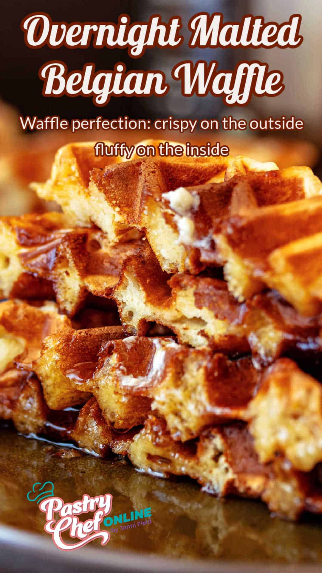 Overnight Malted Yeast Waffles - Pastry Chef Online